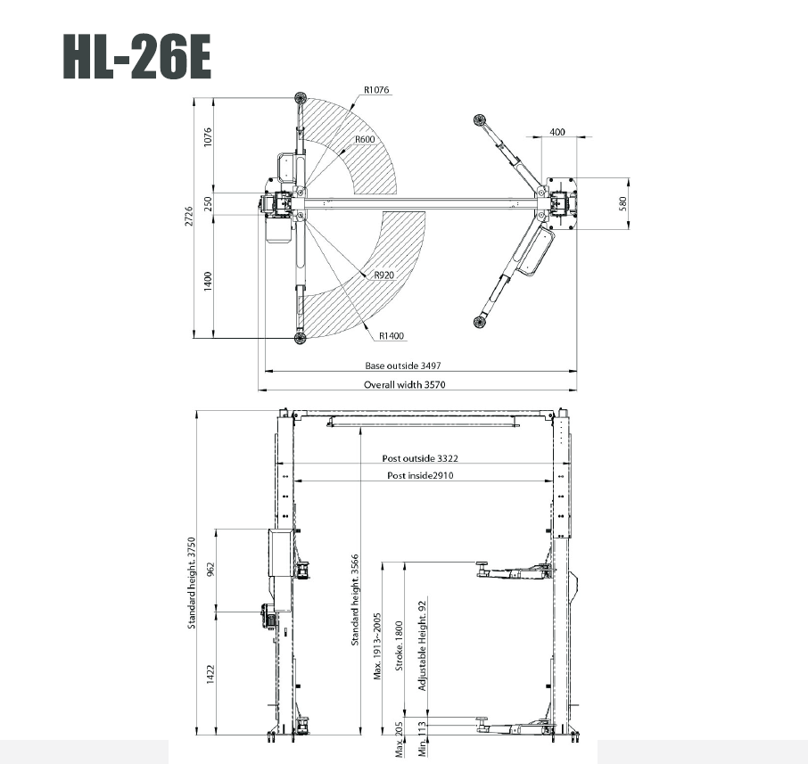 카탈로그/리플렛 - HL-26E / 2주식 대문형 리프트 5톤